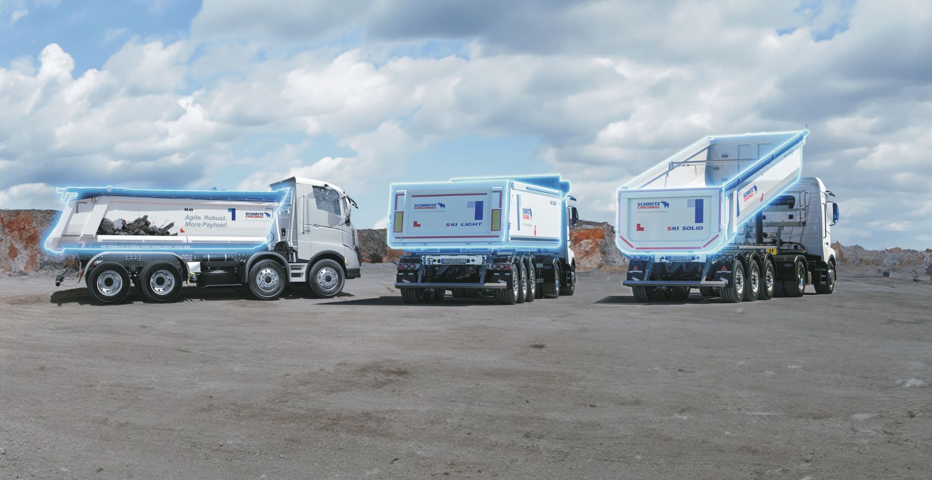 Digital natives – Schmitz Cargobull S.KI tipper semi-trailers are ...