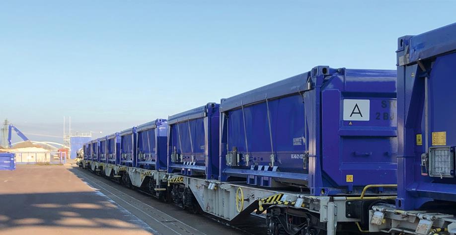 Swap tipping bulk container WKI