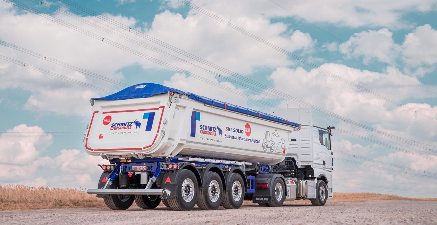New Schmitz Cargobull tipper trailer for even greater payload
